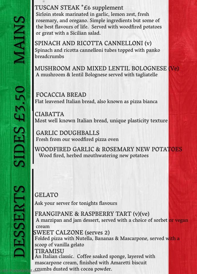 Menu at Aviator pub & bar, Sheerness