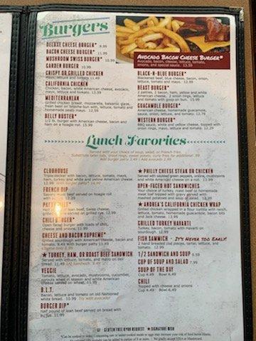 Menu at Mr Doug's Restaurant, Yelm
