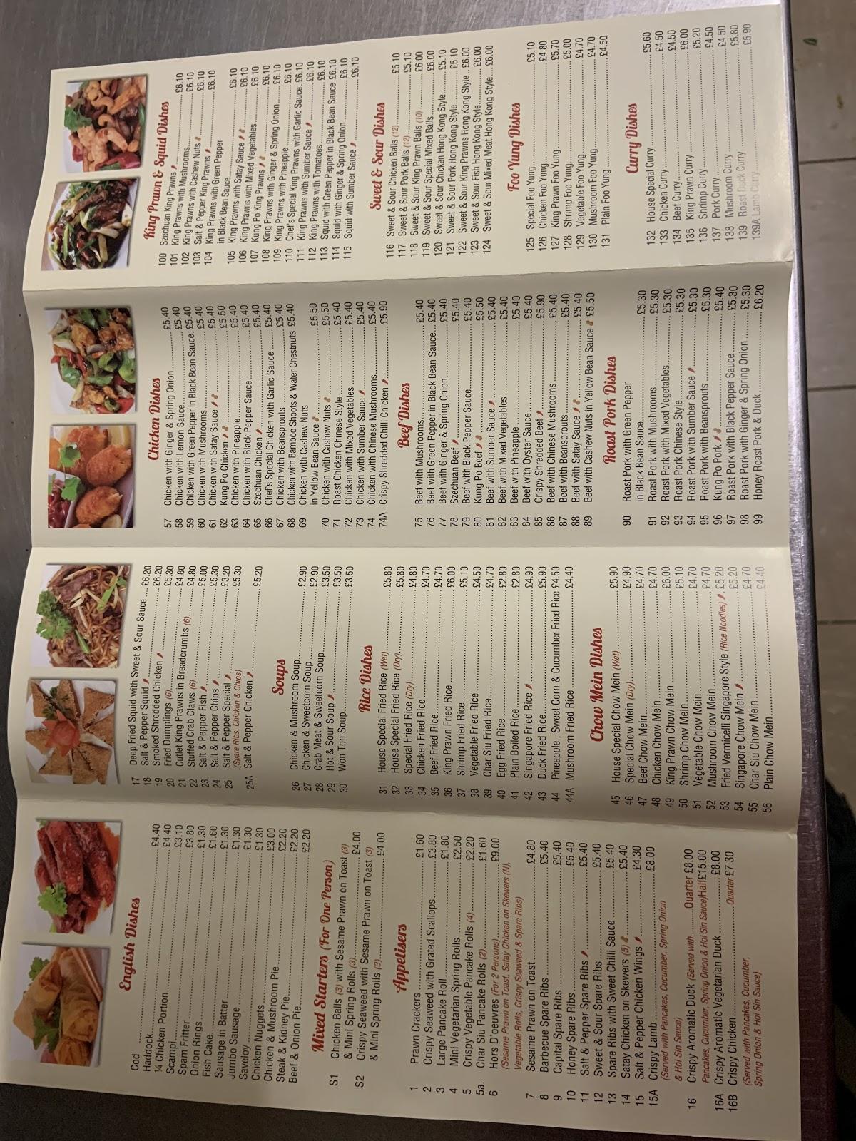 Menu at Stir Fry Caversham fast food, Reading