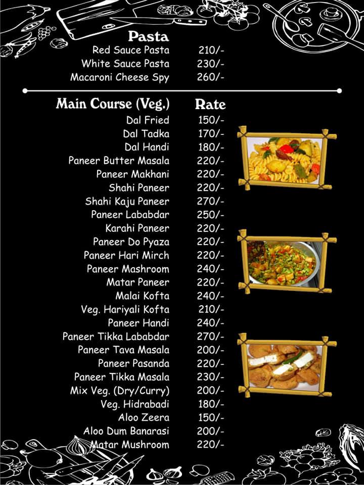 Menu at The Hot Kitchen, Varanasi, 7
