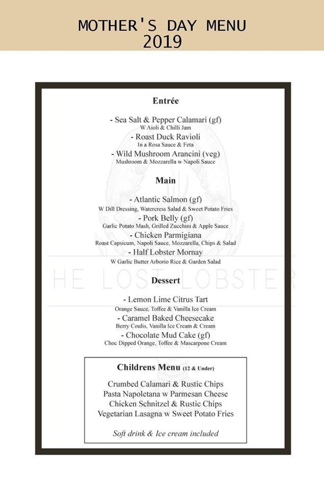 Menu at All The Smoke Tullimbar, Tullimbar