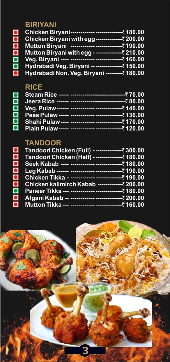 Menu at Apna rasoi restaurant, Katihar