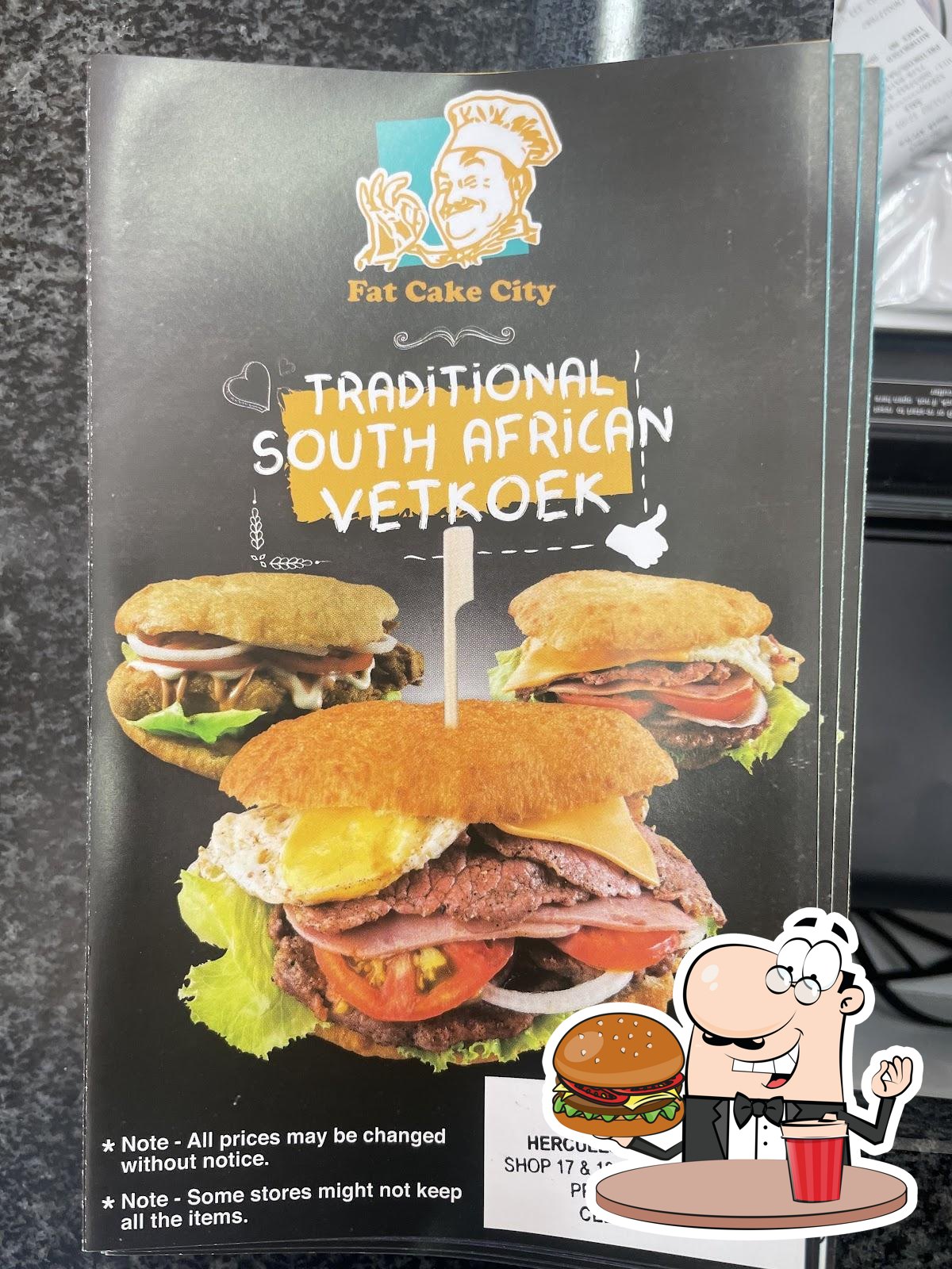 Fat cake city Pretoria Gardens, Pretoria - Restaurant menu, prices and ...