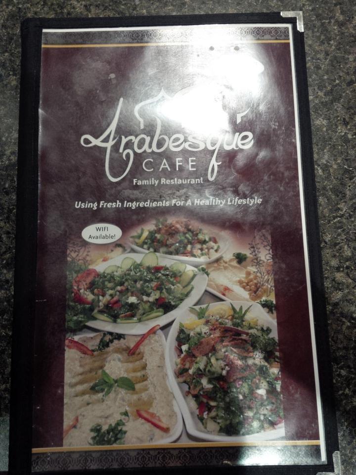 Menu at Arabesque Family Restaurant, Kitchener