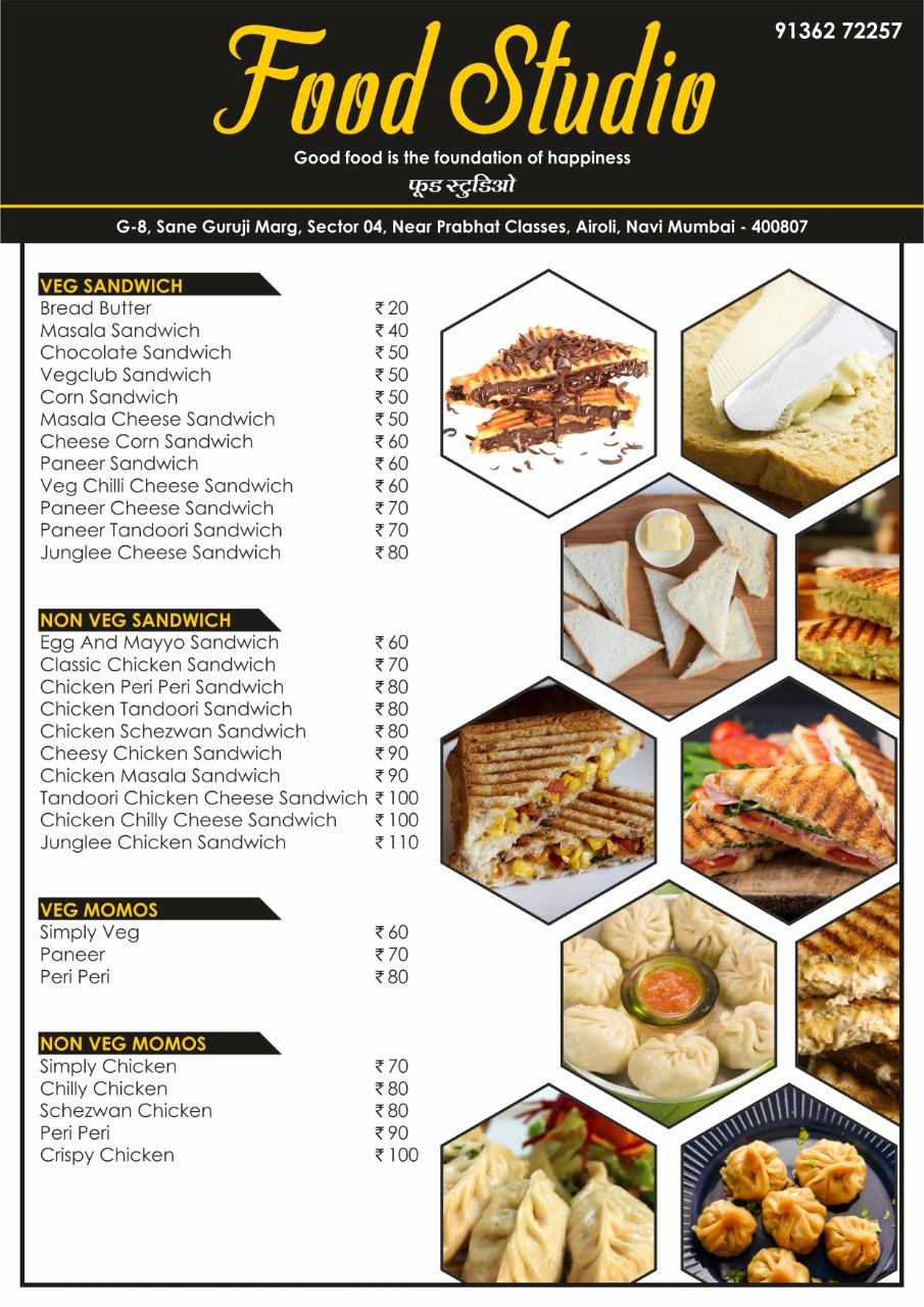 Menu at Food Studio, Navi Mumbai