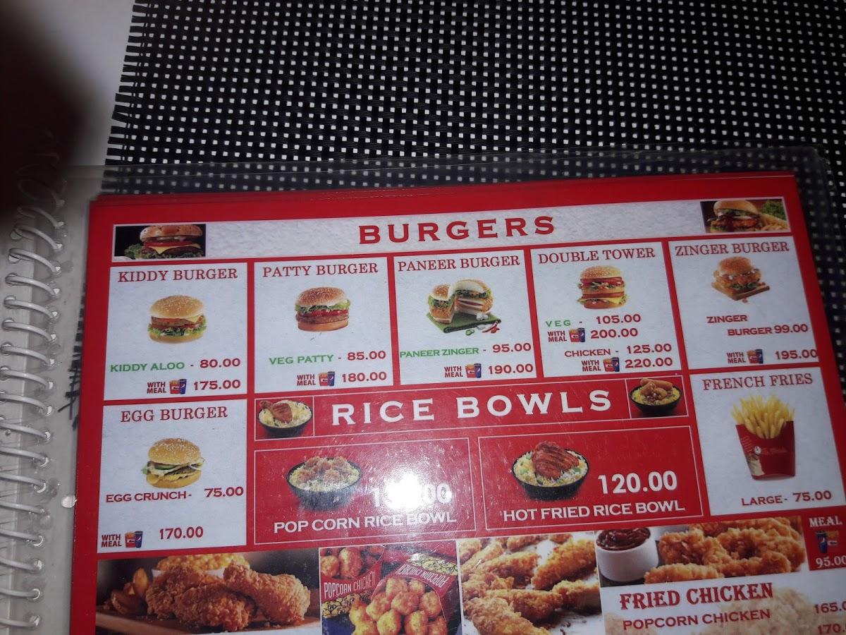 Menu at Mr. Chick, Pattabiram, No.205