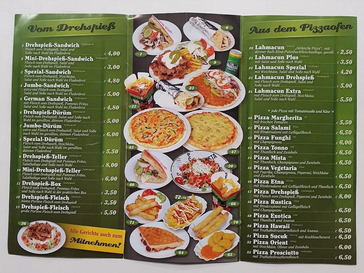 Speisekarte von Bursa Döner pub & Bar, Breitscheid