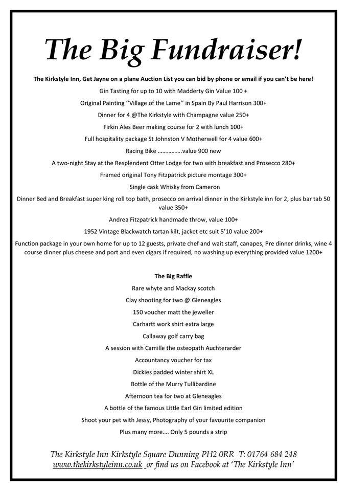 Menu at The Kirkstyle Inn pub & bar, Dunning
