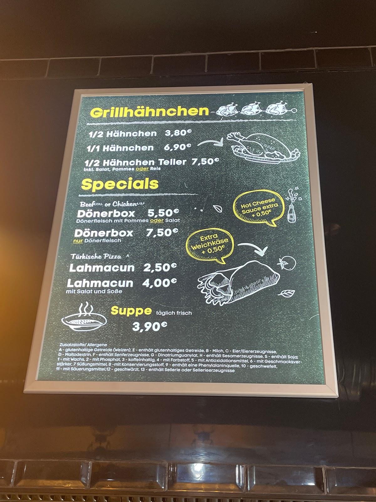 Speisekarte von Kebap Club, Berlin, Hildburghauser Str. 29
