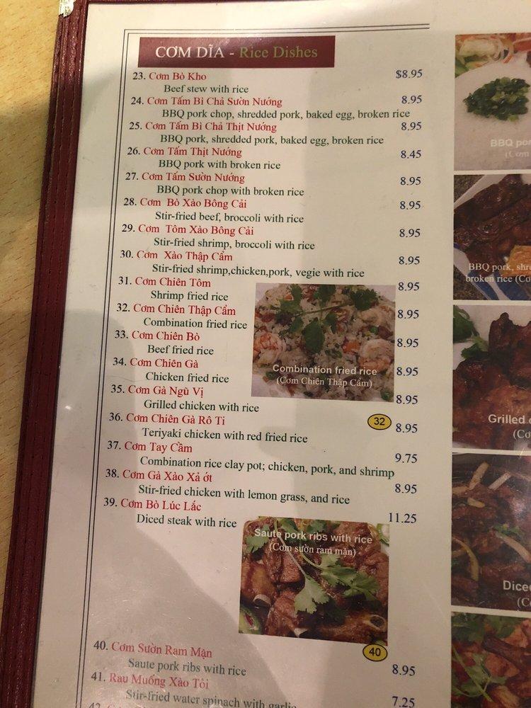 Menu at Pho Ha restaurant, Temecula, Ynez Rd