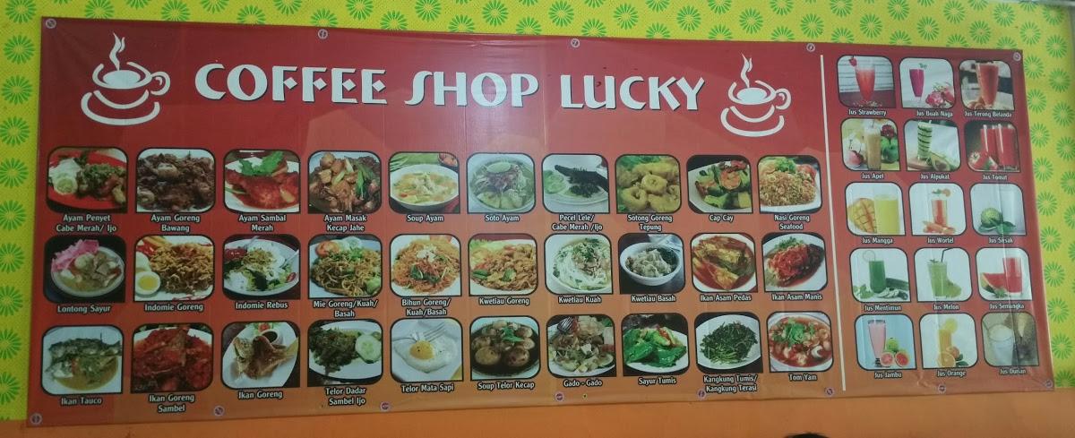 Menu at Coffee Shop Lucky, Batam