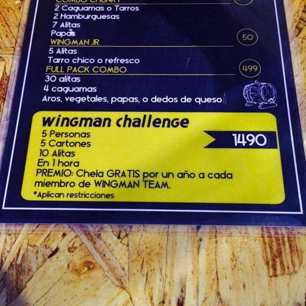 Menu at Wings Man pub & bar, Guadalajara, C. Jesús García 534