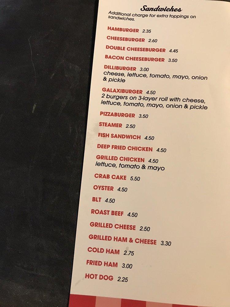 Menu at Milky Way Restaurant, Fort Loudon