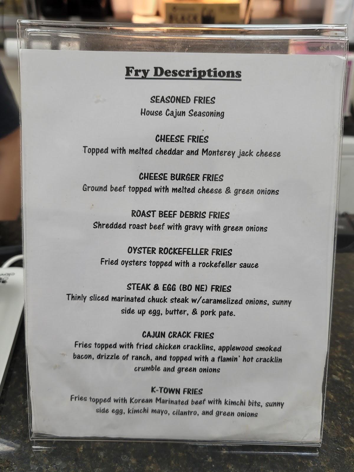Menu at Banh Mi Boys restaurant, Metairie, Airline Dr Suite B