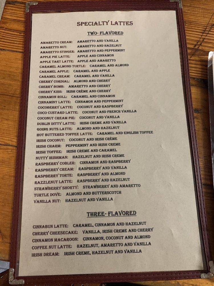 Menu at 1905 Featuring Southern Ground Coffee Bar & Fox's Pizza Den ...