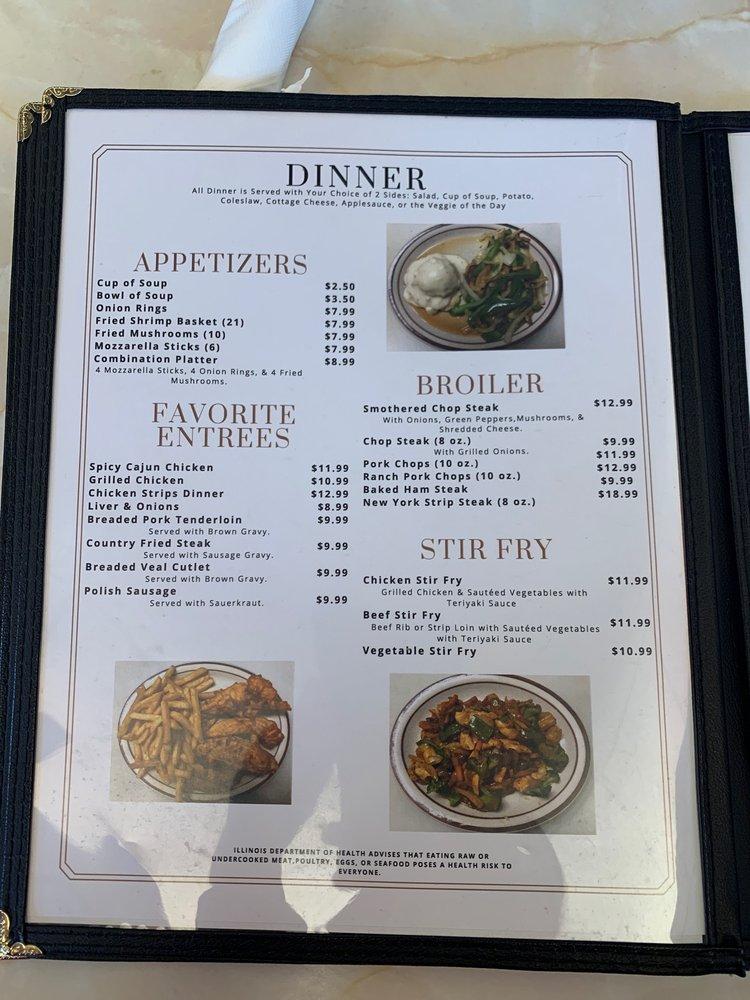 Menu at Fiona's Family Restaurant, Wood River