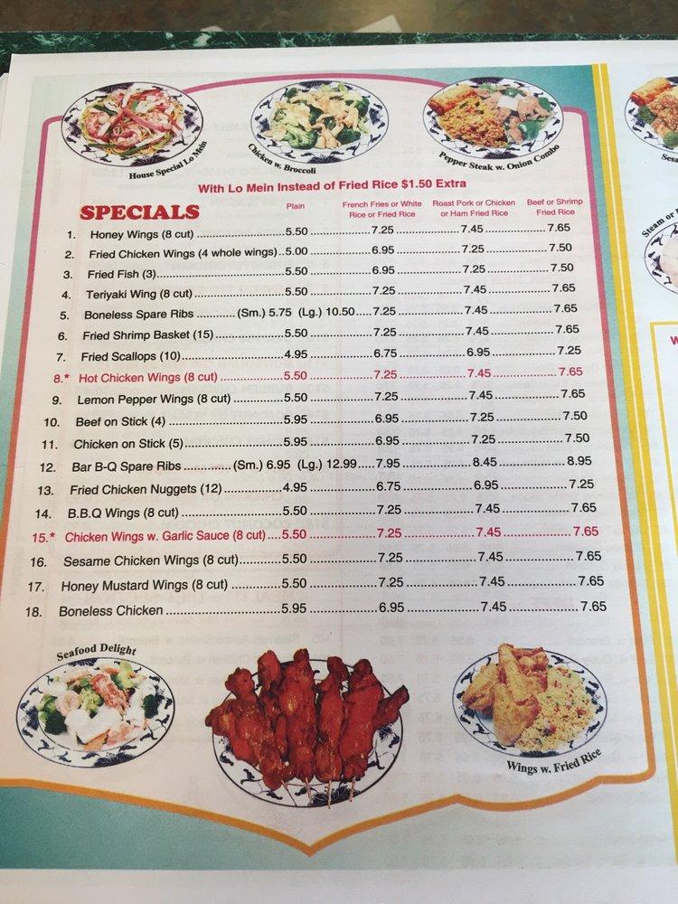 Menu at New Panda restaurant, South Congaree, 677 Main St
