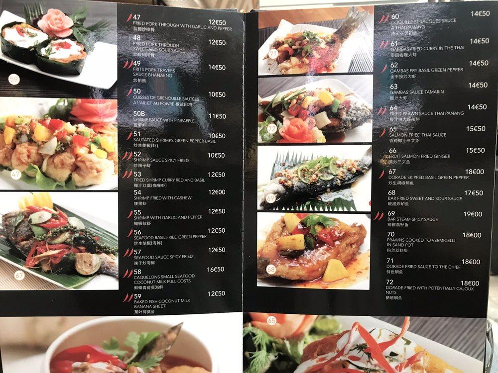 Menu au Thai Basilic restaurant, Tremblay-en-France, 20 rue des Buissons