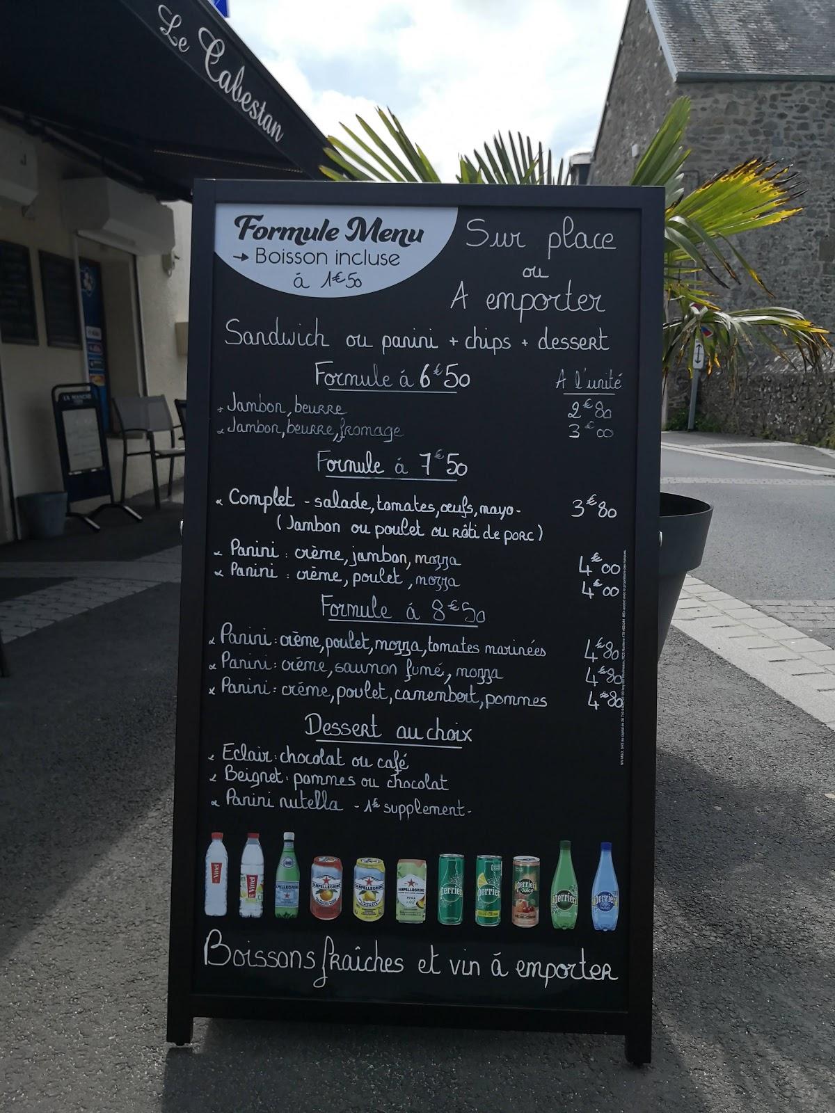 Menu at Le Cabestan Café Bar Tabac FDJ, Blainville-sur-Mer