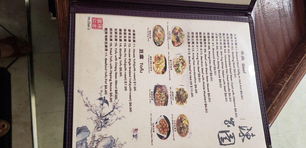 Menu at Mr.Chen's Authentic Chinese Cooking restaurant, Little Rock, S ...