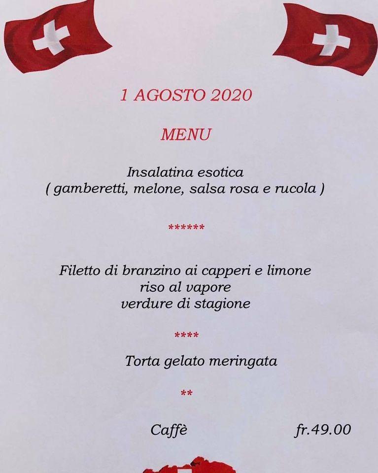 Menu da Ristorante Golf Club Lugano, Magliaso