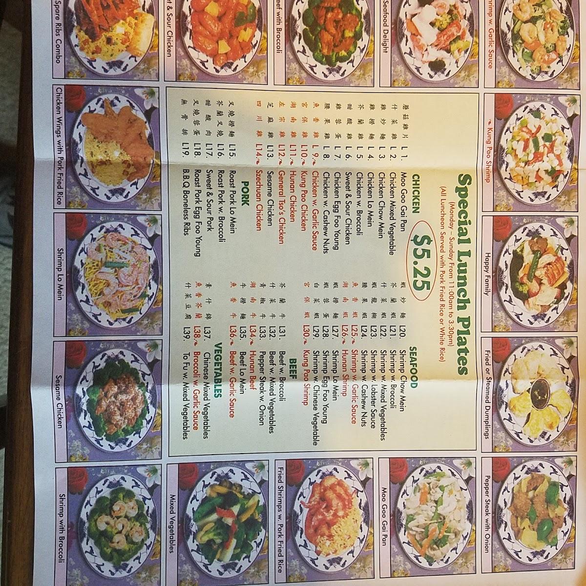 Menu at China Lin restaurant, Roanoke Rapids, 317 Premier Blvd