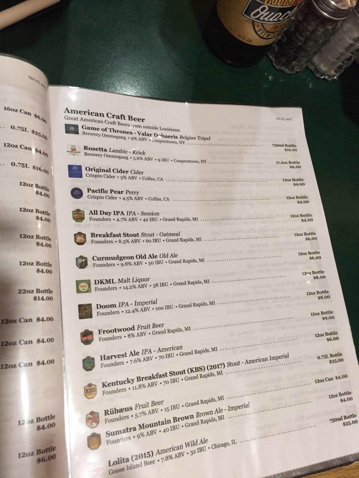 Menu at La Casa Del Sol - Thibodaux restaurant, Thibodaux