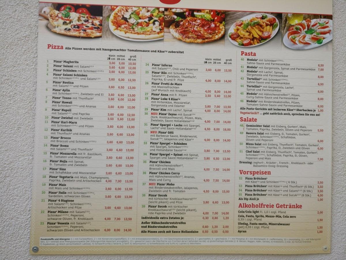 Speisekarte von Little PizzaLand, Braunschweig