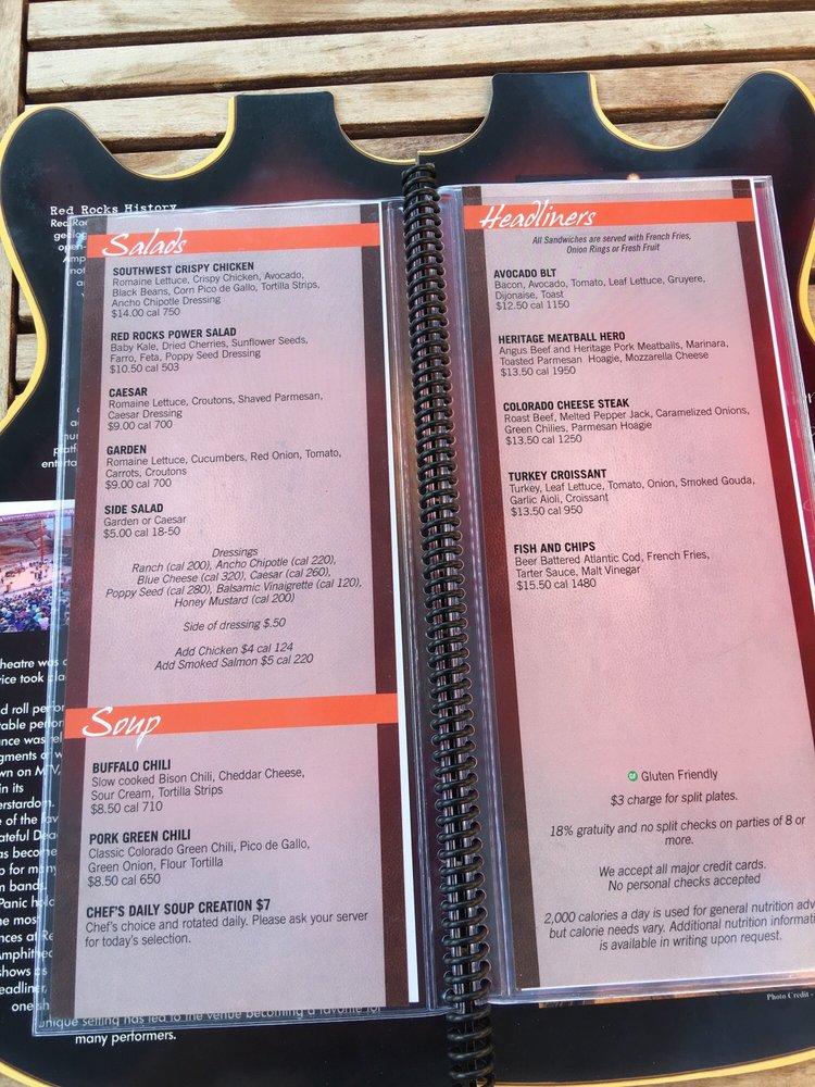 Menu at Ship Rock Grille pub & bar, Morrison