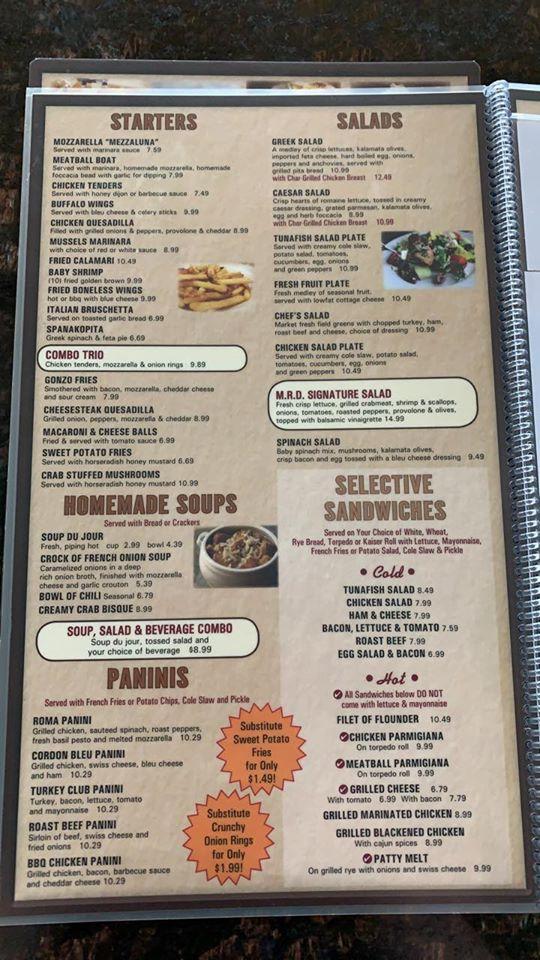 Menu at Maurice River Diner restaurant, Maurice River, NJ-47