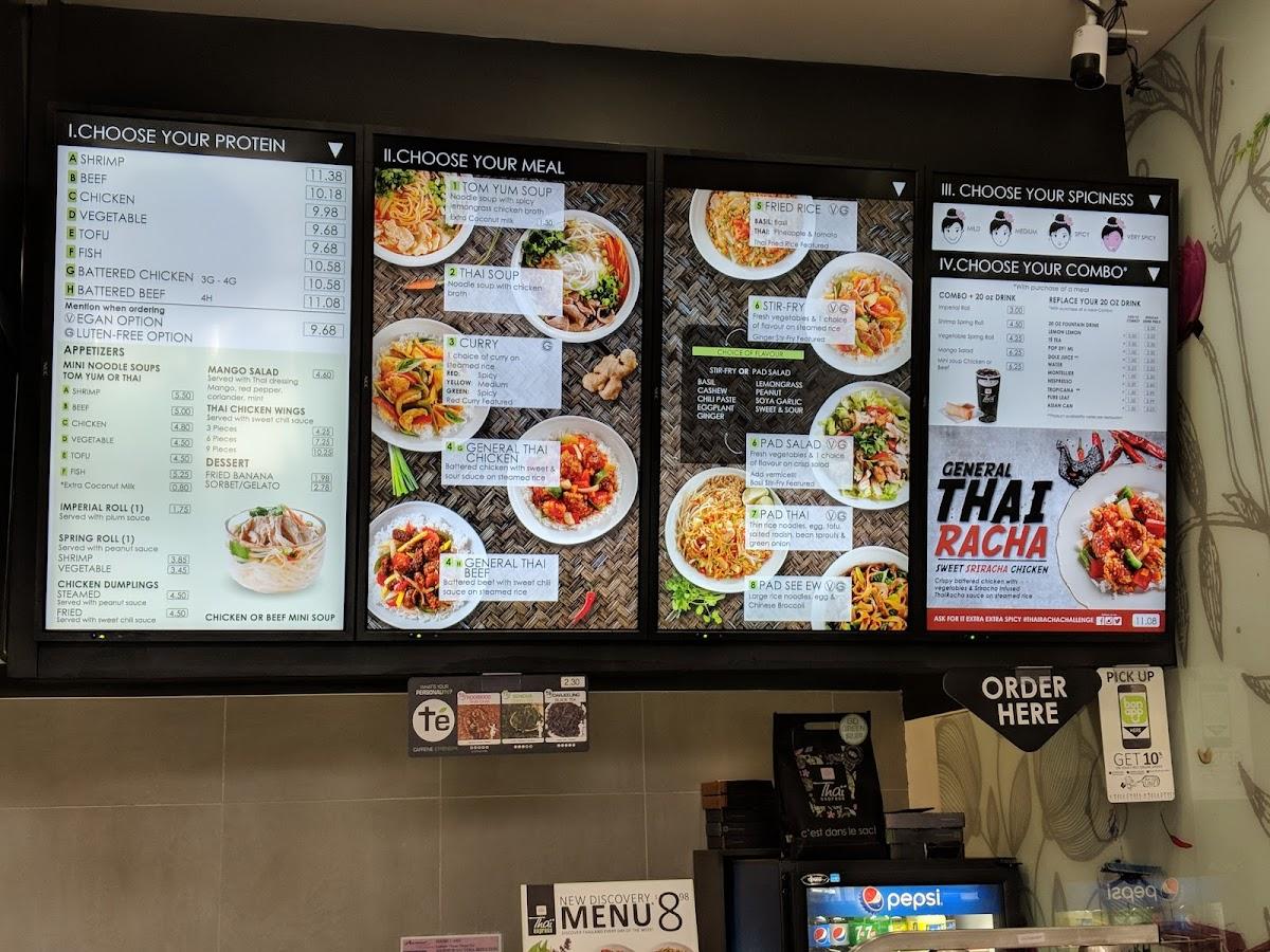 Menu at Thai Express Restaurant Calgary, Calgary, Deerfoot Meadows