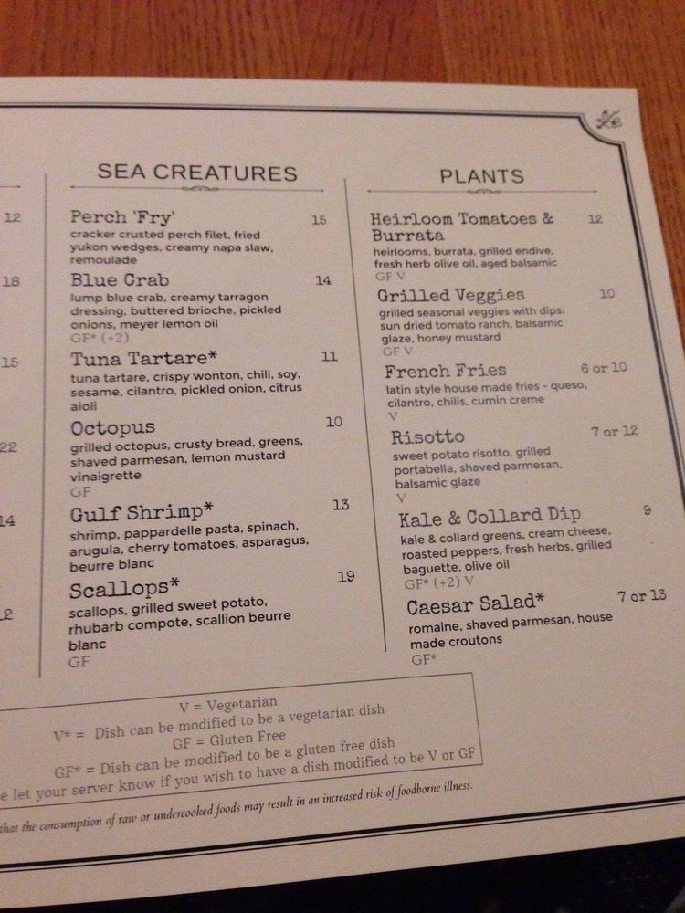 Menu at Tofte's Table pub & bar, Waukesha