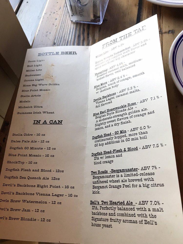 Menu at Cooter Brown's Twisted Southern Kitchen and Bourbon Bar ...