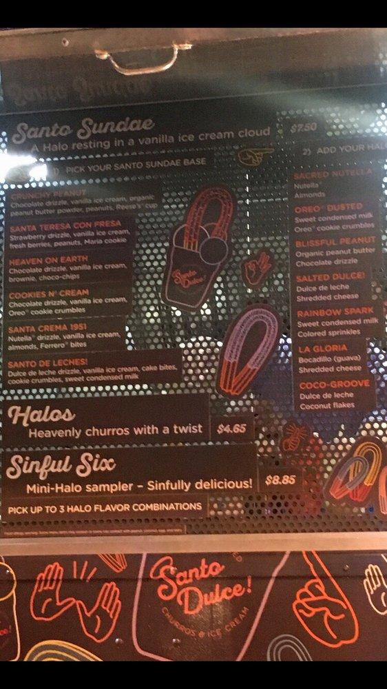 Menu at Santo Dulce! desserts, Miami
