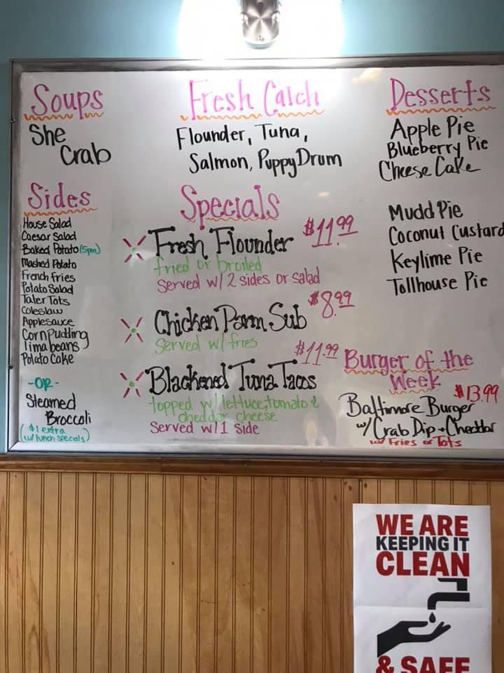 Menu at Surf Rider restaurant, Virginia Beach, 928 Diamond Springs Rd #135