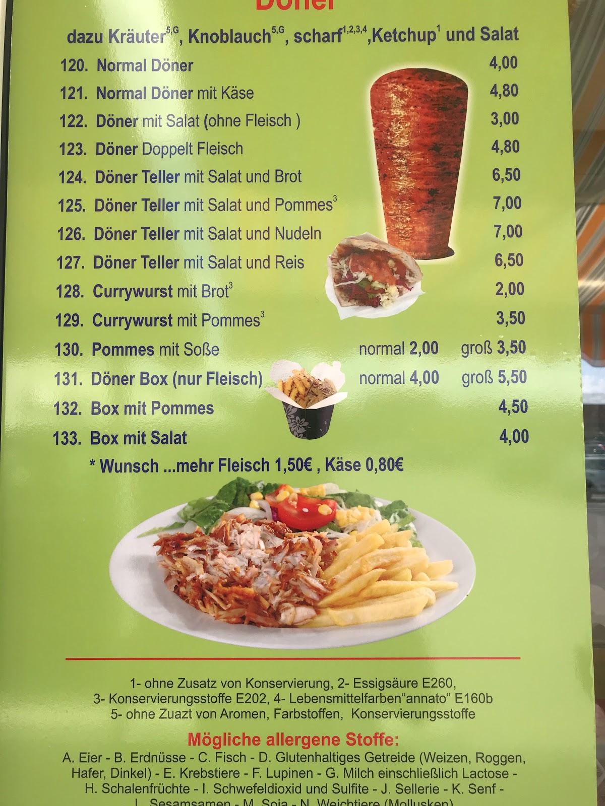 Speisekarte von Asia Schnell Imbiss Le Dang restaurant, Potsdam ...