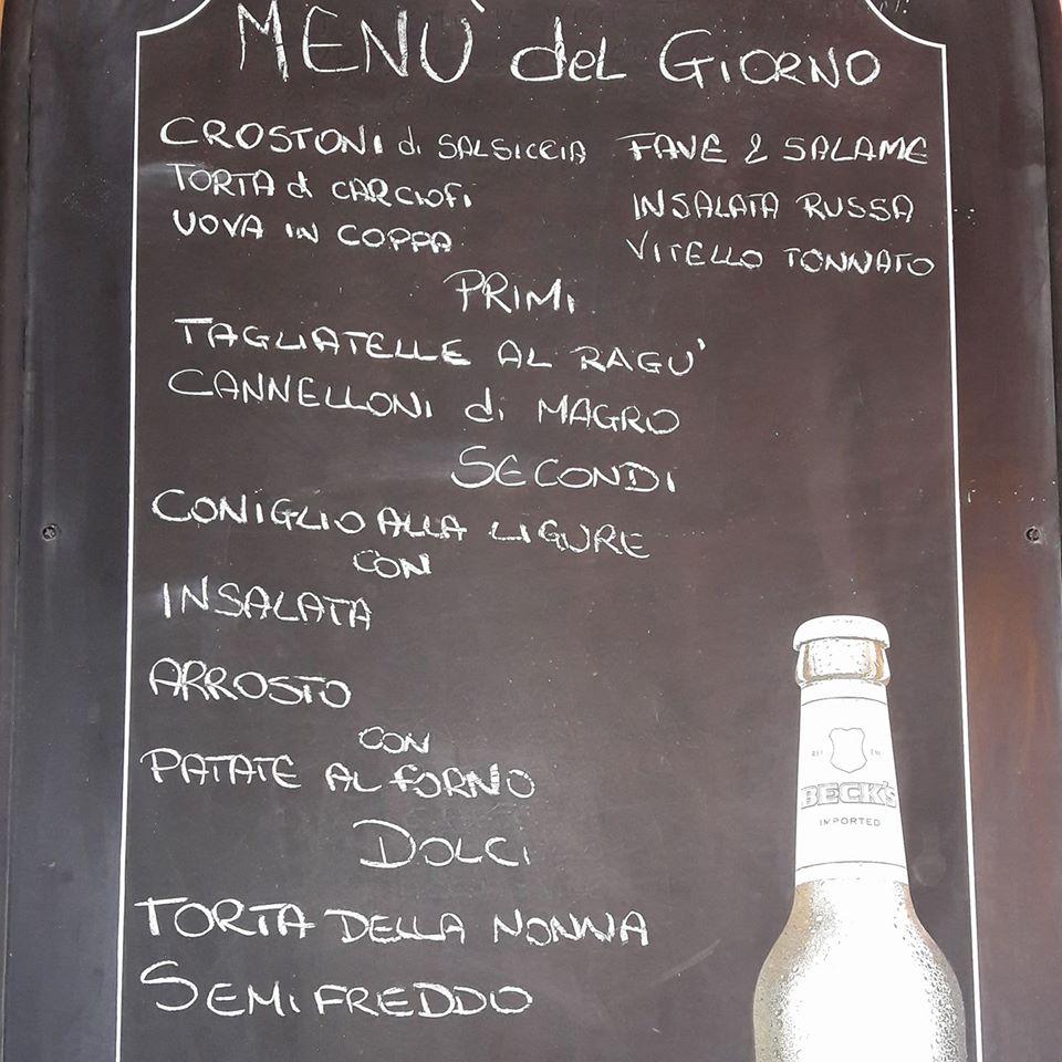 Menu da agriturismo il vigneto ristorante, Dolcedo