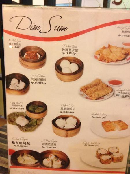 Menu at Coffee land restaurant, Tanjung Pandan