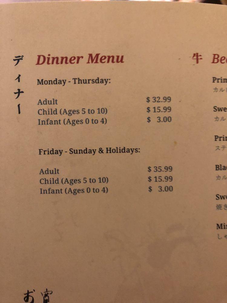 Menu au Gyubee Japanese Grill (Ottawa) BBQ, Ottawa