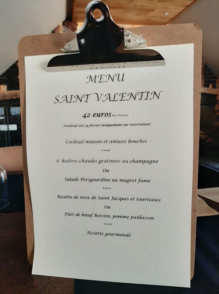 Menu au La Drosera restaurant, Fréhel