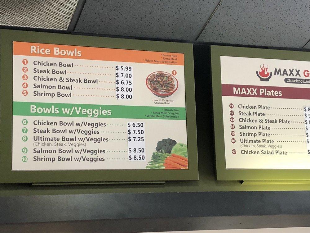 Menu at Maxx Grill restaurant, Bellflower