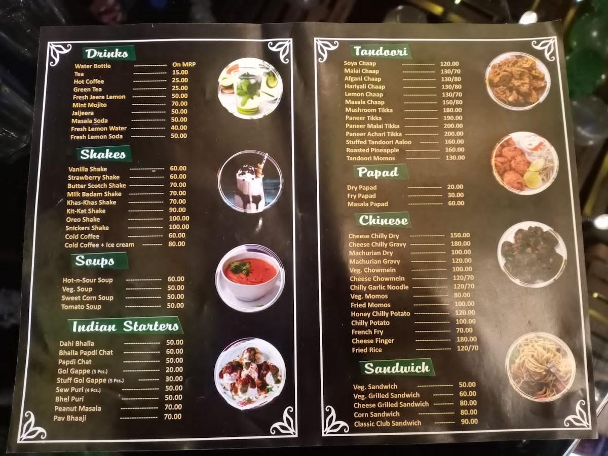 Menu at Tummy full restaurant, Hansi
