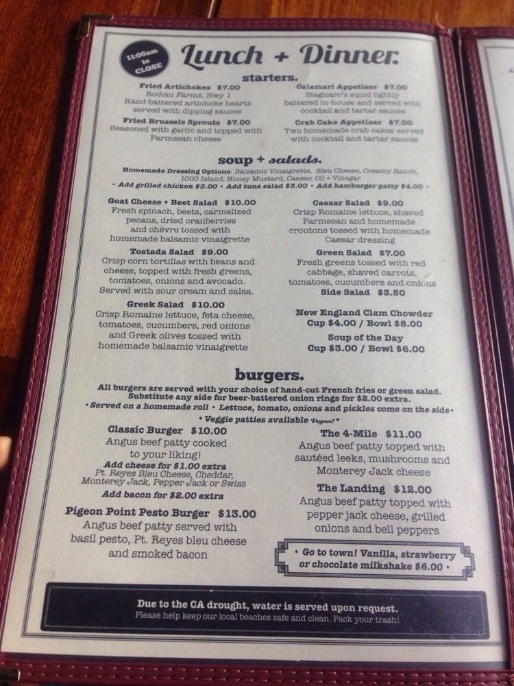 Menu at Whale City Bakery, Davenport