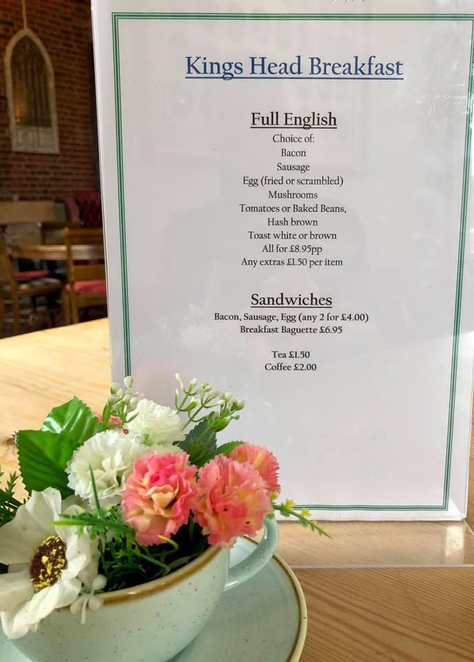 Menu at The Kings Head pub & bar, Upton upon Severn