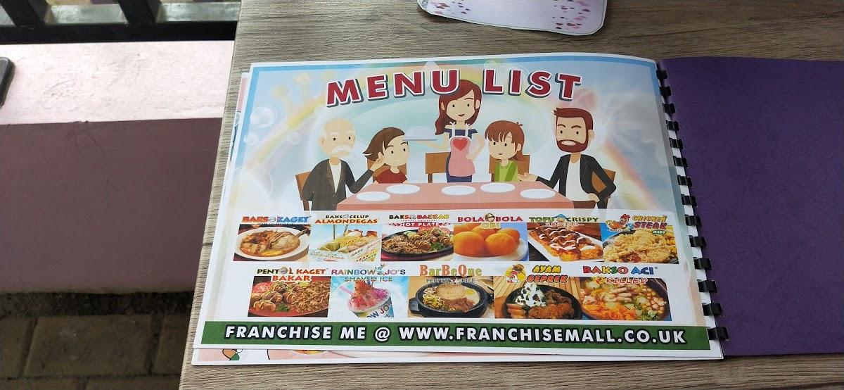 Menu at Princess Cooking cafe, Parung Panjang