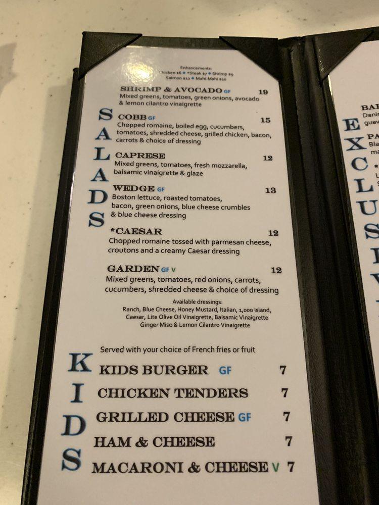 Menu at Cafe Soleil, Orlando, Desforges Ave