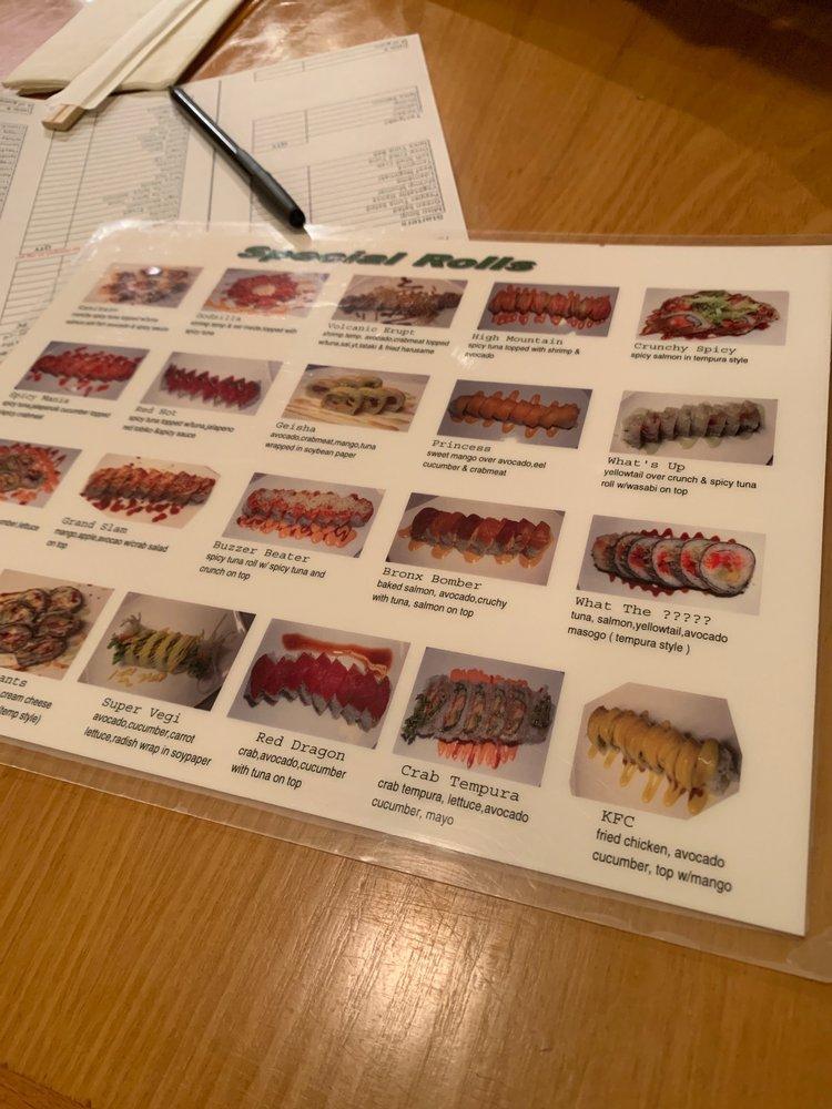 Menu at Arigato restaurant, North Haledon