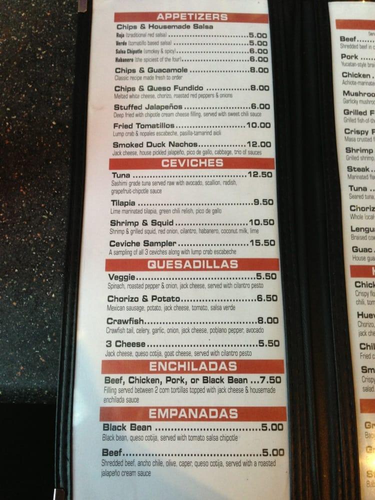 Menu at Bicycle Shop pub & bar, Mobile
