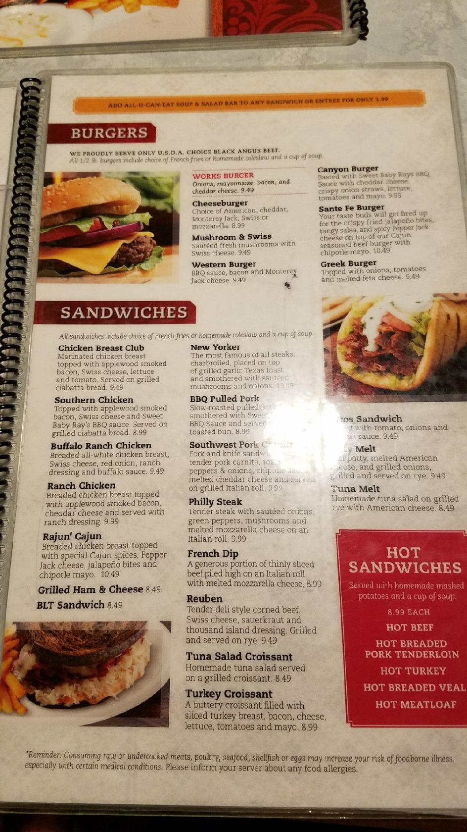Menu at Genesis Family Restaurant, Greenfield, S 108th St