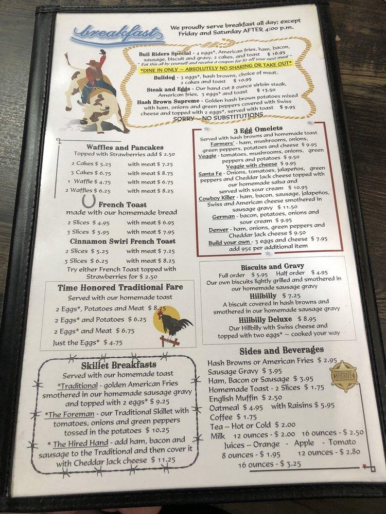 Menu at Pure Country Family Restaurant, Sault Ste. Marie